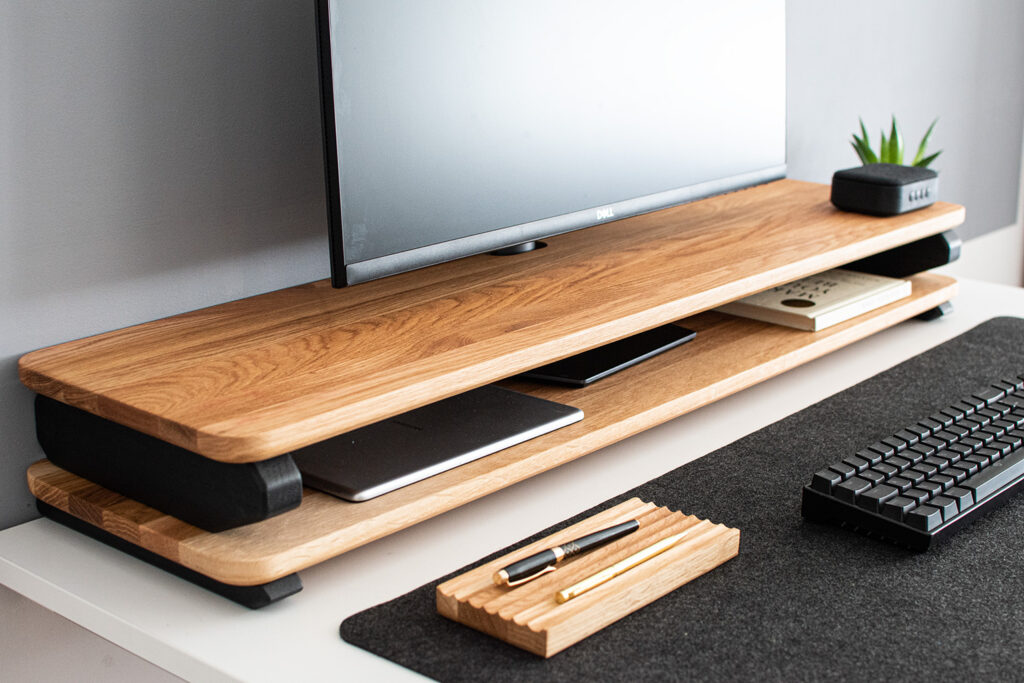 Justwoodit - Unique monitor stands and desk accessories